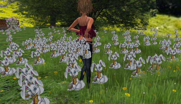 Second Life Marketplace - Easter Bunny Butt Poofer (Wear)